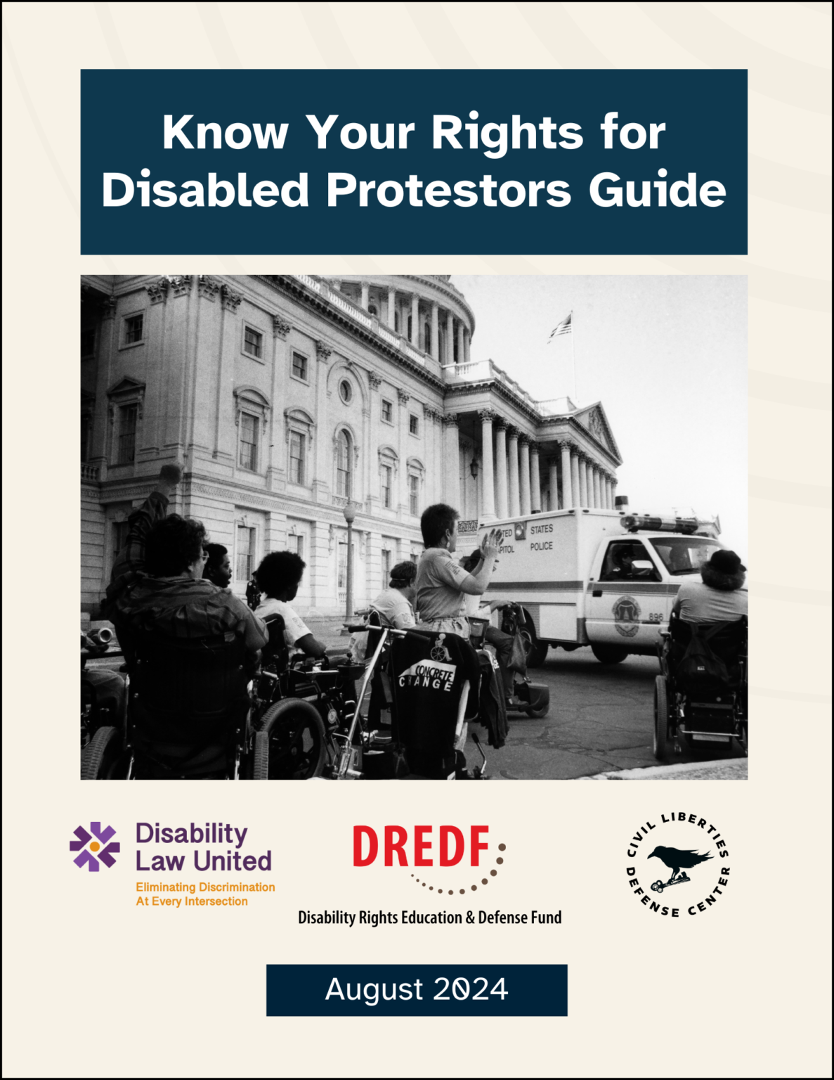 Know Your Rights for Disabled Protestors Guide - DREDF
