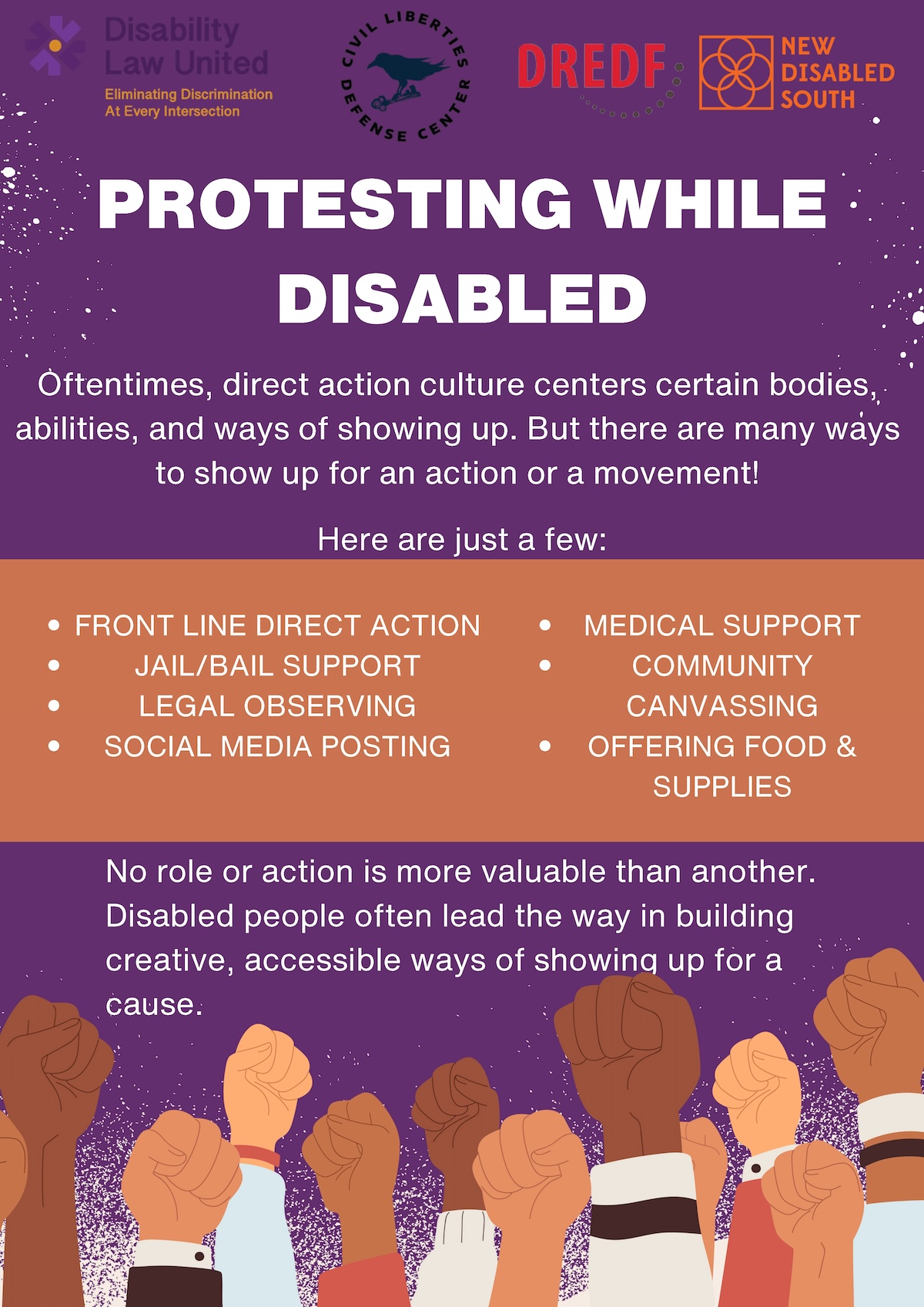 Protesting While Disabled Pocket Guide - DREDF